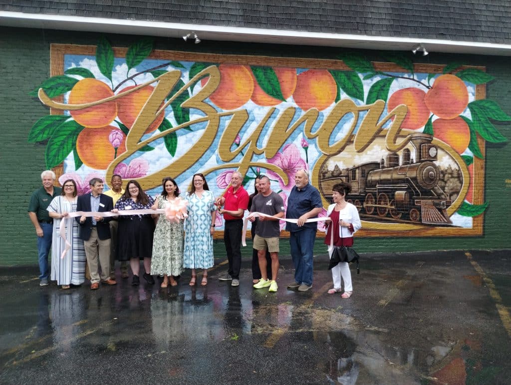 City of Byron Unveils Refurbished Train Depot & New Mural – The Leader ...